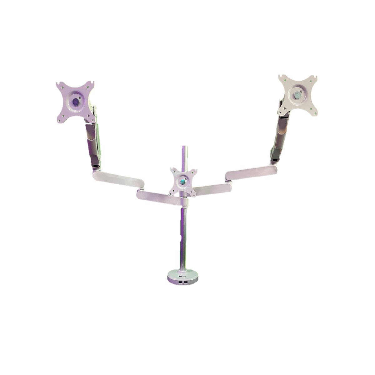 Buy Epic Gamers Triple Monitor Arm with Dual USB Ports - Black at Best ...